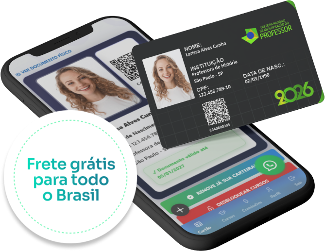 Carteira Nacional Docente do Professor e Estudante | Documento Digital e Físico